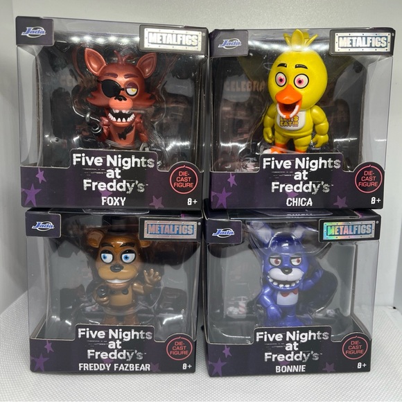 Five Nights At Freddy’S | Toys | Jada Lot Of 4 Five Nights At Freddys ...
